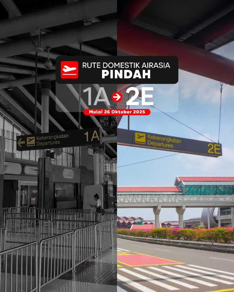 Seluruh Penerbangan Domestik AirAsia Pindah ke Terminal 2E Bandara ...